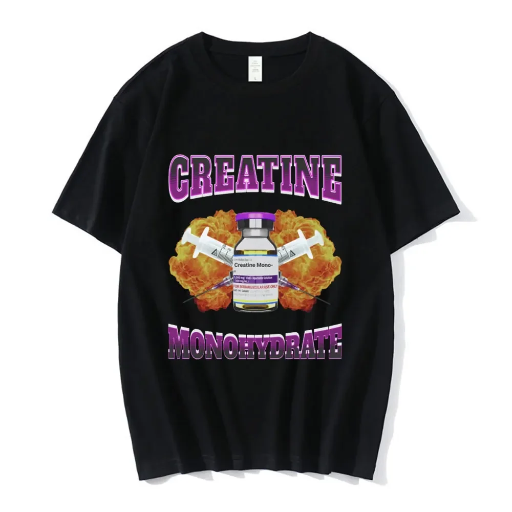 Creatine-Monohide-Meme-Graphic-T-shirt-Men-s-and-Women-s-Fashion-Hip ...