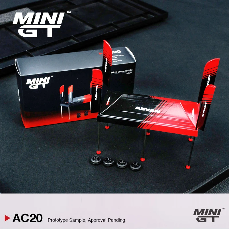MINIGT-tienda-de-campa-a-de-servicio-Paddock-modelo-de-escena-de-coche ...