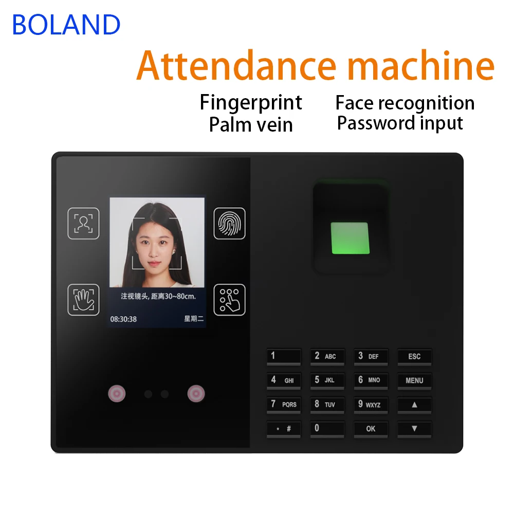 Attendance Machine Multi Functional T200 Administrative Check-in Facial ...