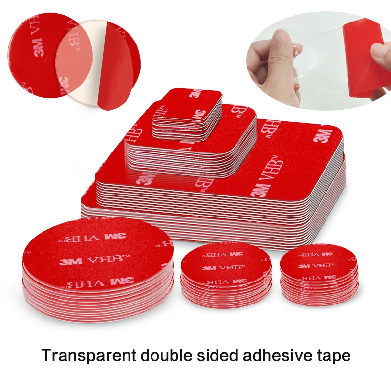 Transparent Acrylic Double-sided Adhesive Tape Strong Adhesive Patch ...