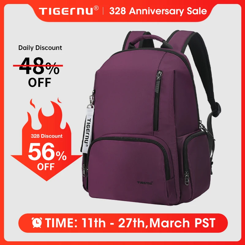 Tigernu-New-Women-Casual-Backpacks-Outdoor-traveling-Multi-Pockets ...
