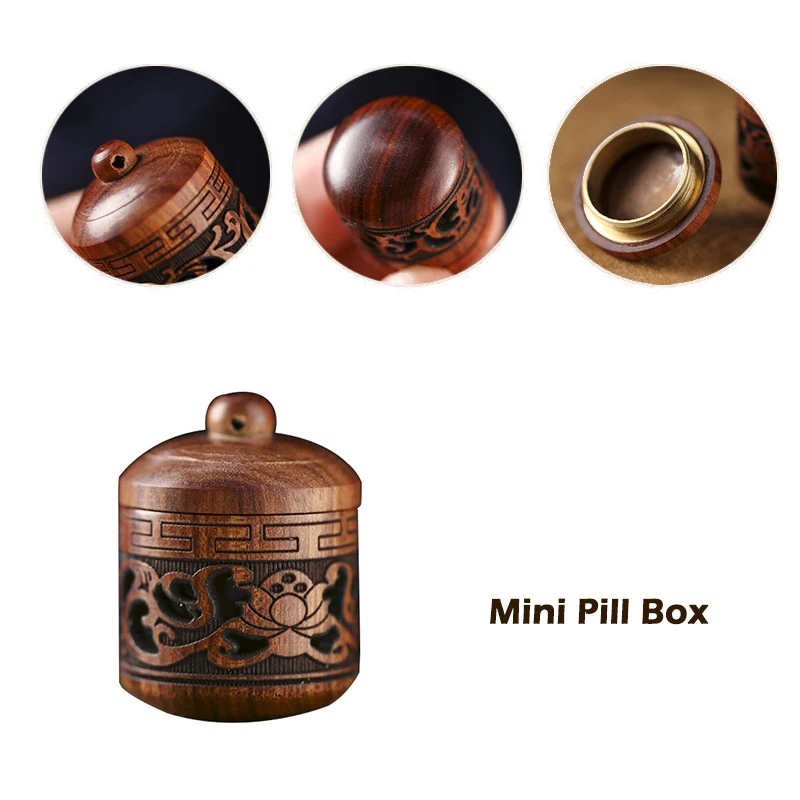 1Pc-Solid-Wood-Medicine-Pill-Box-Mini-Lantern-Wood-Rescue-Pill-Case ...