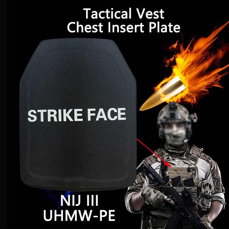 Bulletproof-Plate-NIJ-III-Stand-Alone-Insert-Plate-UHMWPE-Light-Weight ...