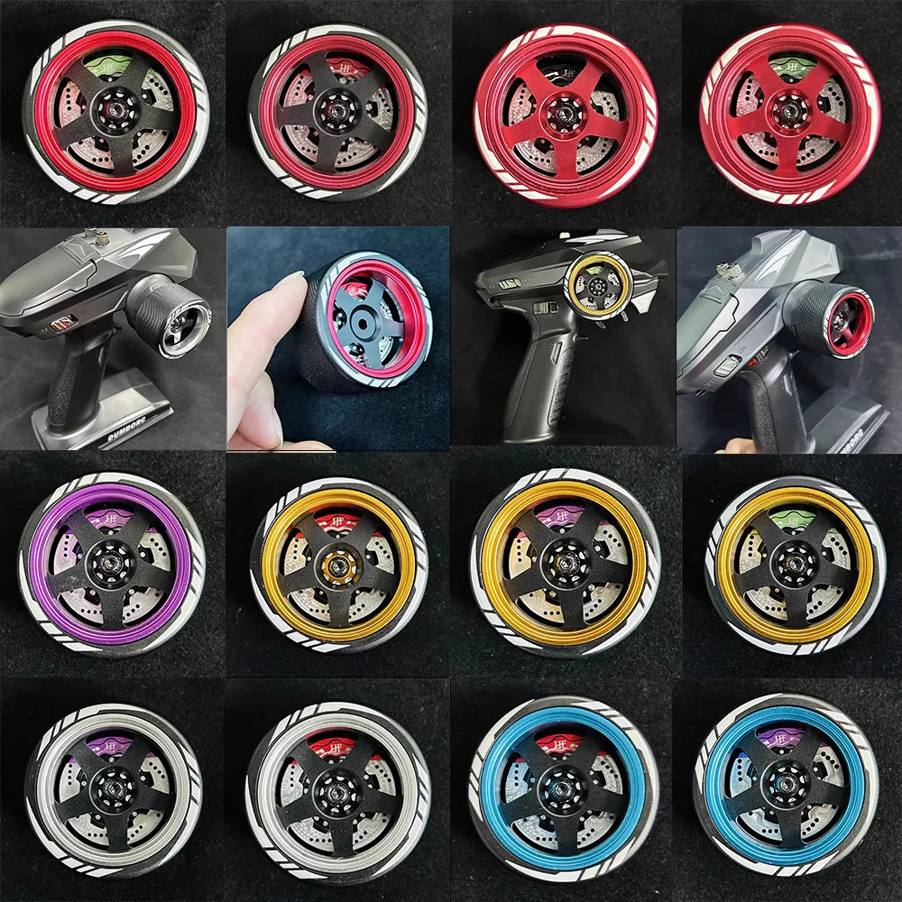 Metal-RC-Remote-Control-Transmitter-Steering-Wheel-Handwheel-for ...