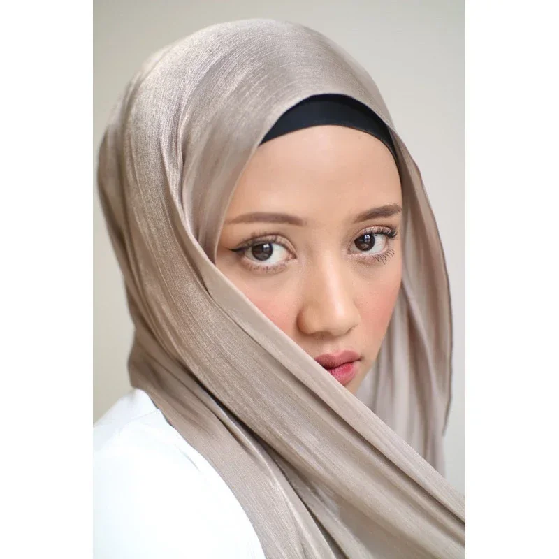 Luxury-Shimmer-Silk-Scarf-Women-Plain-Chiffon-Shimmer-Hijab-Shiny ...