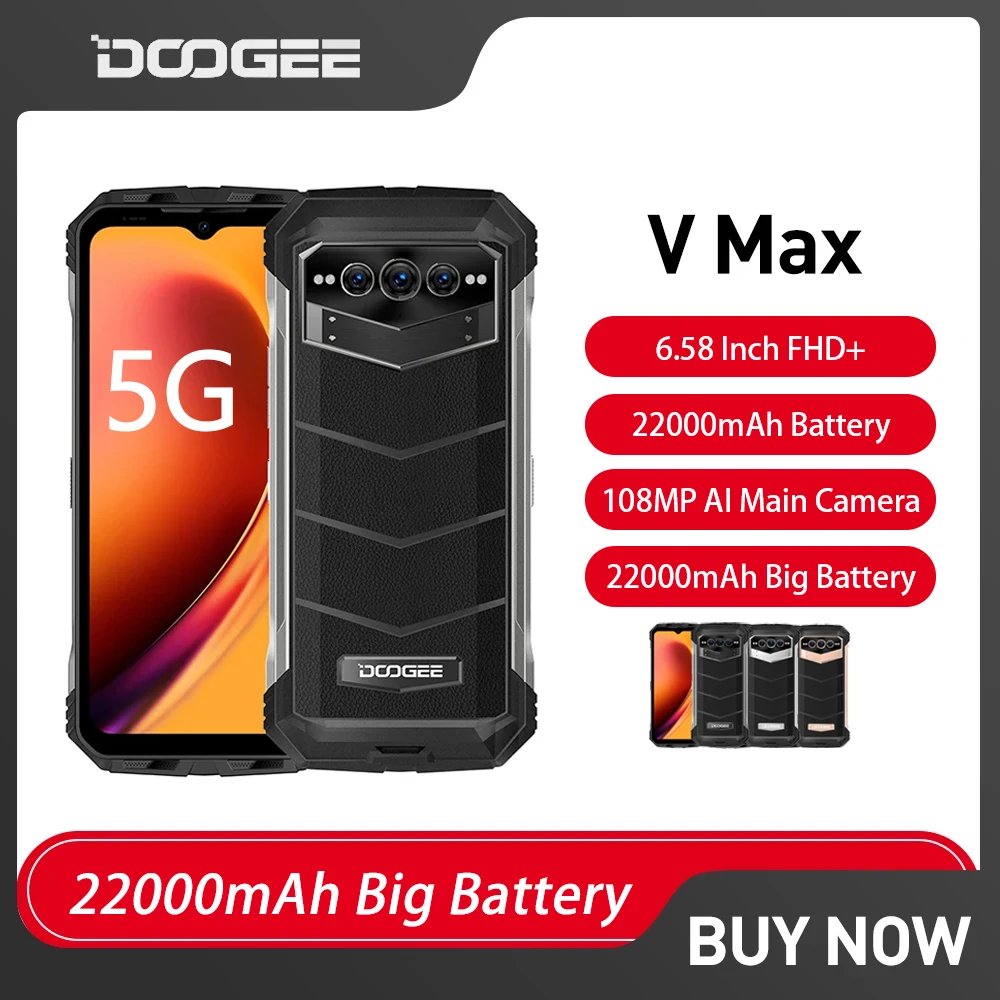 DOOGEE-tel-fono-inteligente-V-Max-de-22000mAh-m-vil-5G-Original ...