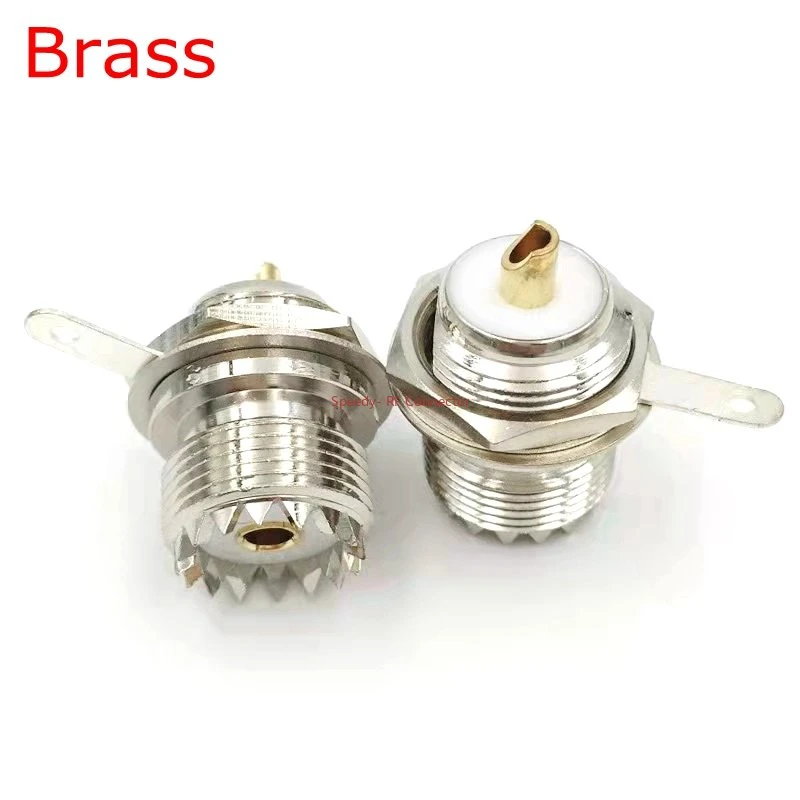 Uhf Female So239 Panel Chassis Mount | So239 Uhf Female Nut Connector ...