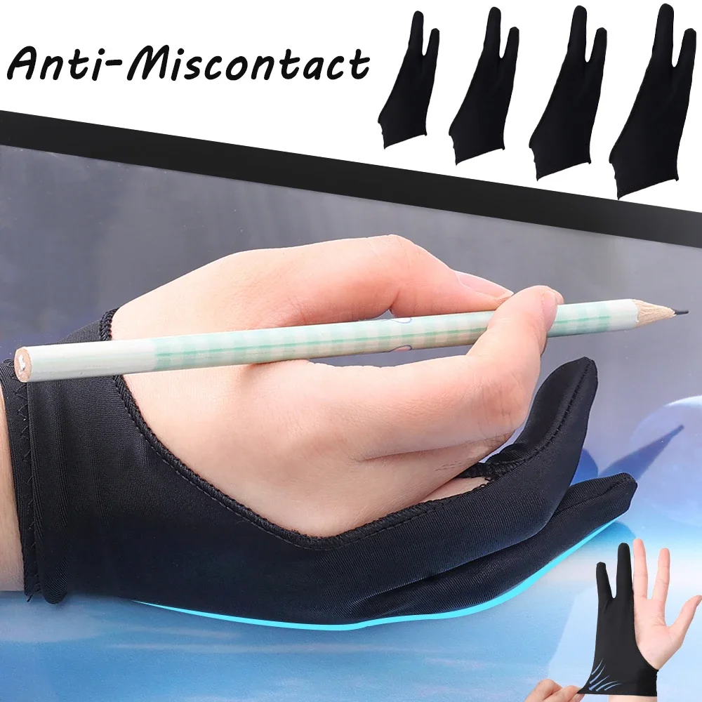Universal-Breathable-Drawing-Tablet-Screen-Two-Fingers-Gloves-Anti ...