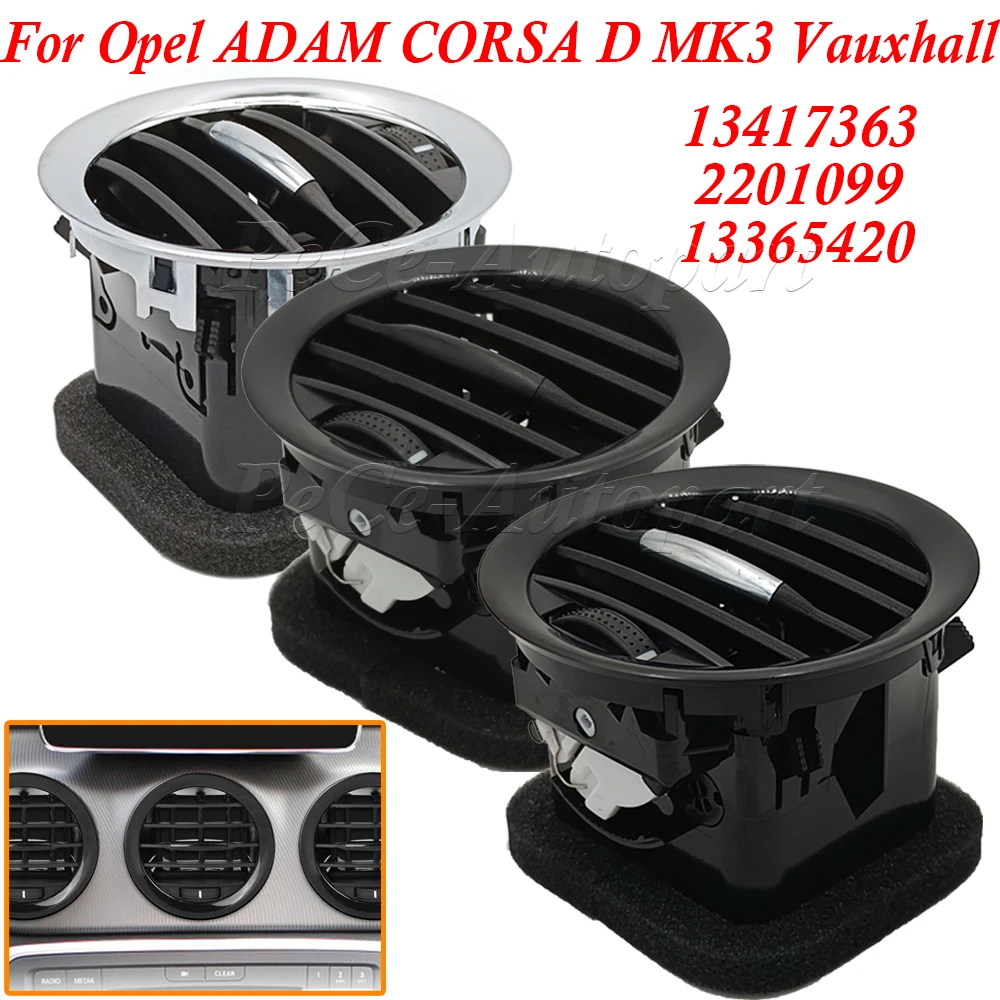2201099 13417363 13365420 Car Interior Air Vent Grille for Opel Corsa D ...