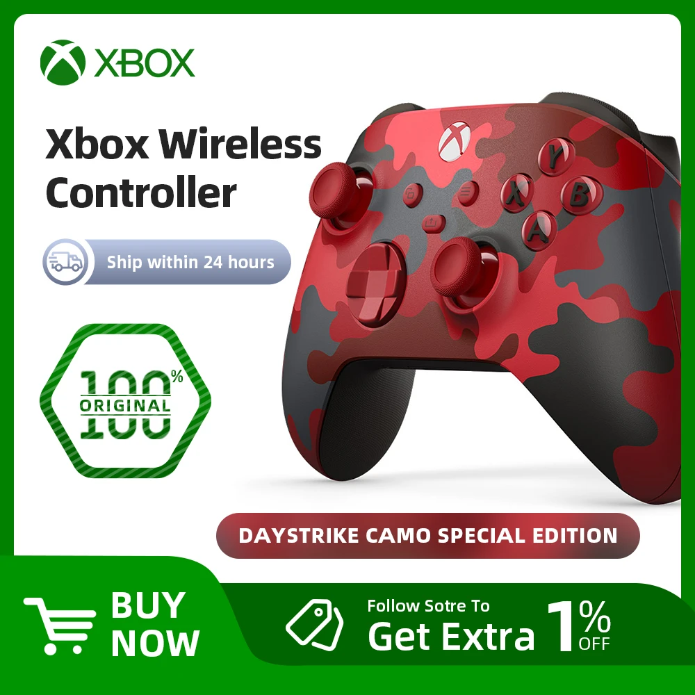 Microsoft Xbox Wireless Controller – Daystrike Camo Special Edition For ...