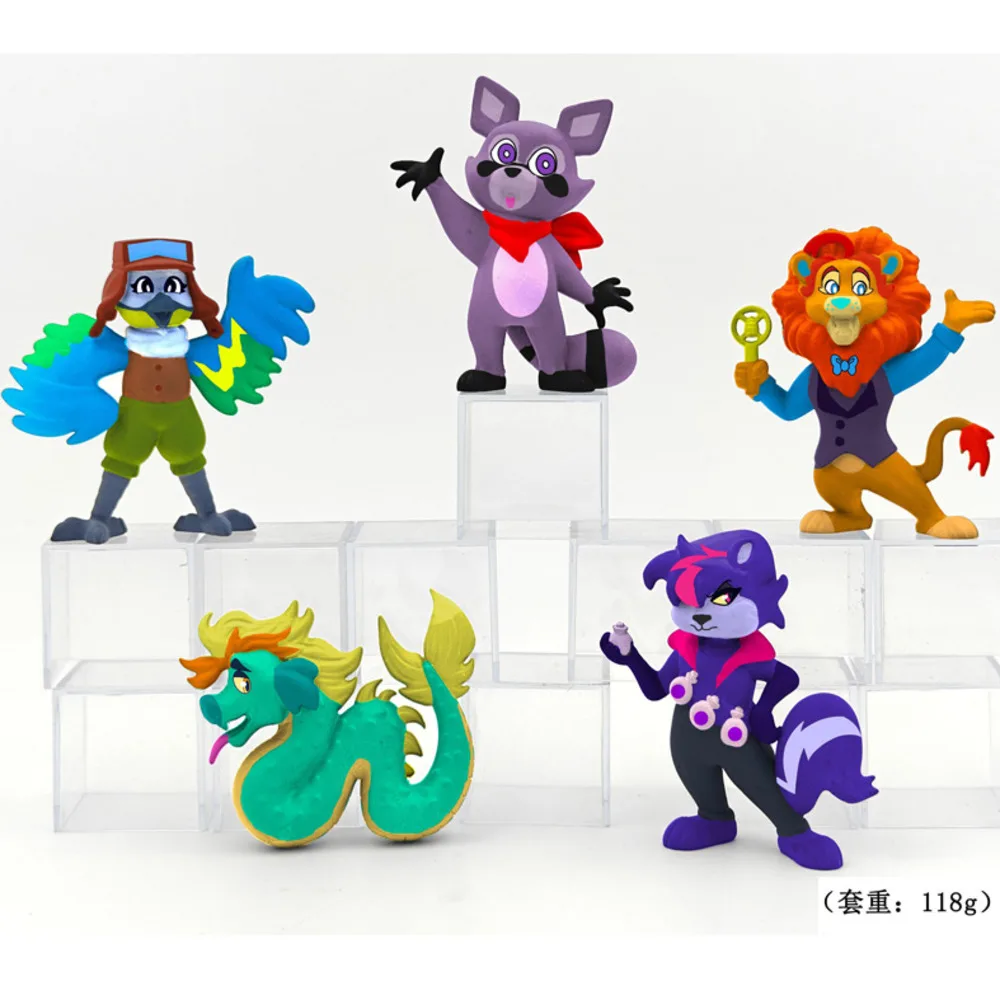 Figuras-de-juguete-de-parque-piezas-Indigo-juguetes-de-mascotas-de ...