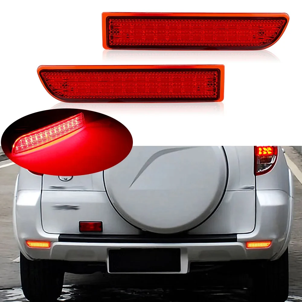 2Pcs-Car-Led-Tail-Light-Parking-Brake-Rear-Bumper-Reflector-Lamp-For ...