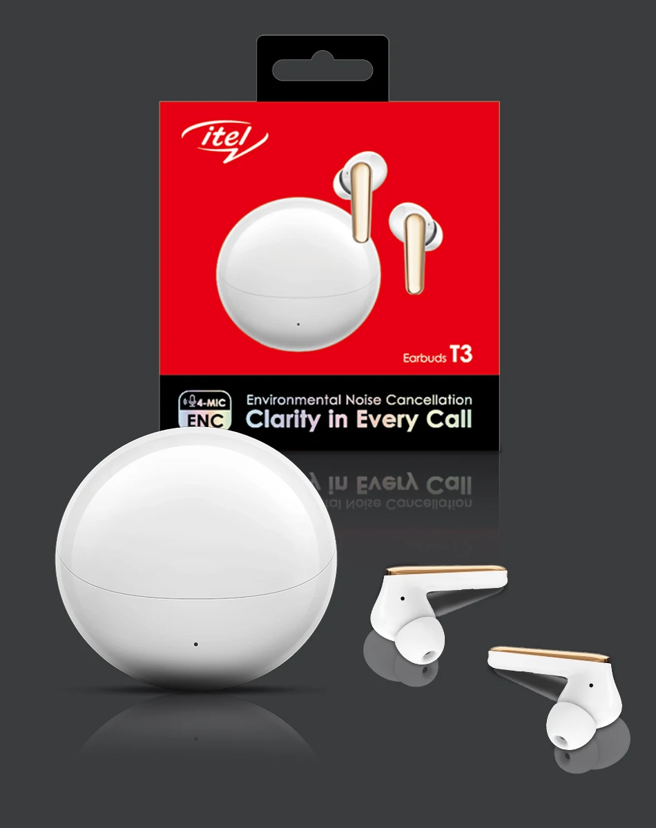 iTel T3 True Wireless Earbuds With 4-Mic ENC in Pakistan for Rs. 3250. ...