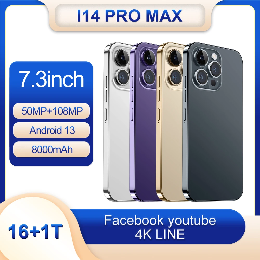 Original-Global-Version-7-3-Inch-I14-Pro-Max-Smartphone-5G-Full-Screen ...