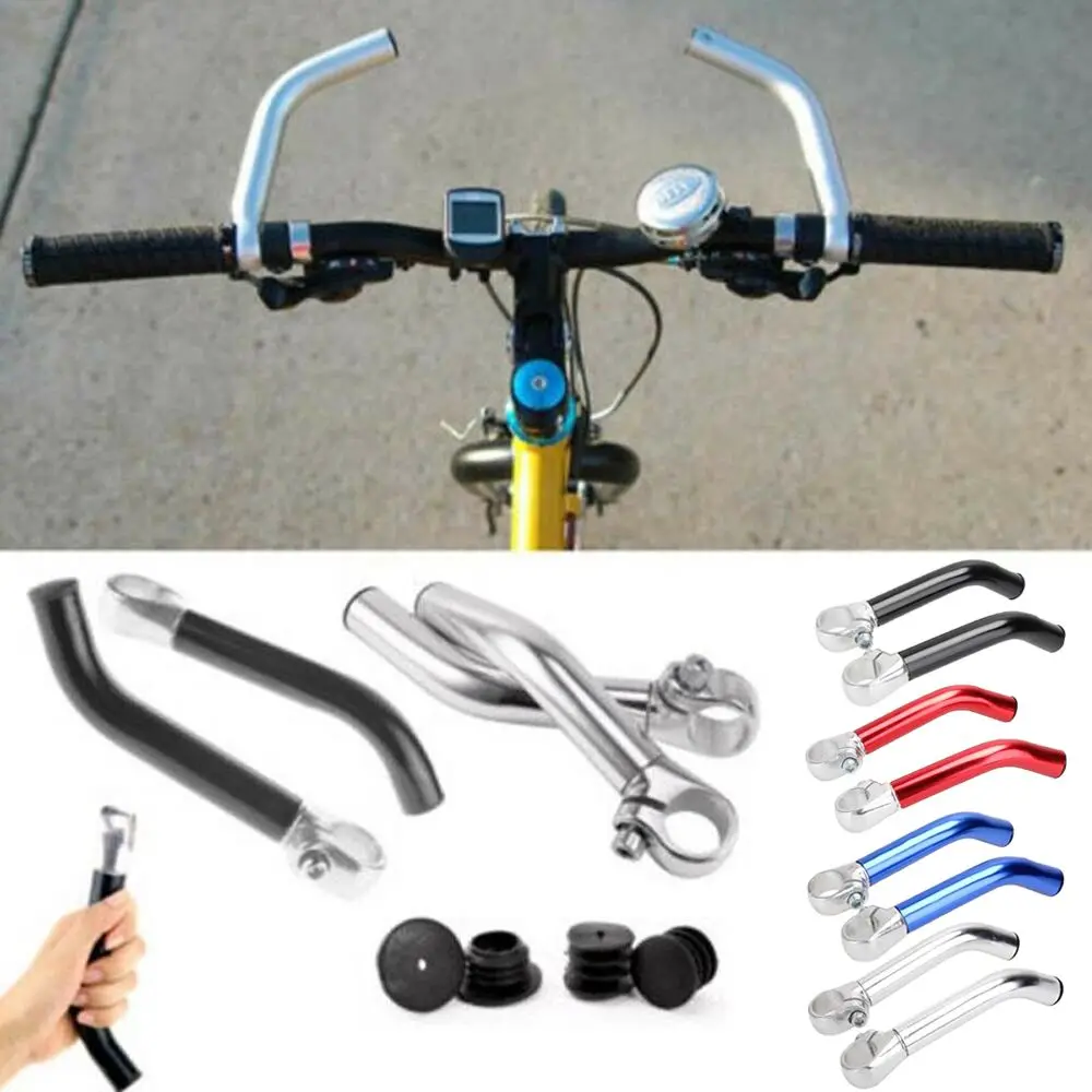 Handlebar-MTB-Mountain-Bike-Cycling-Handle-Bar-Ends-Aluminum-Bicycle ...