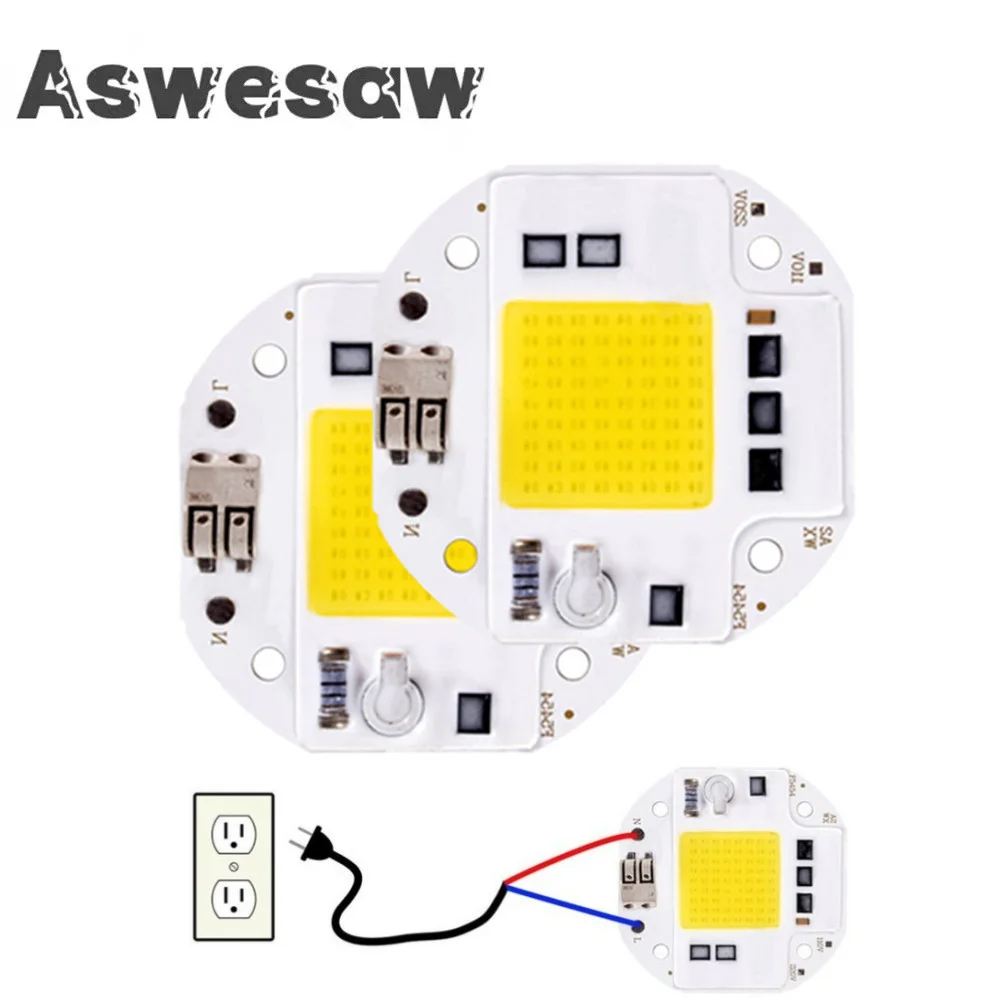 High Power 50W 70W 100W COB LED Chip 220V 110V LED COB Chip Welding ...