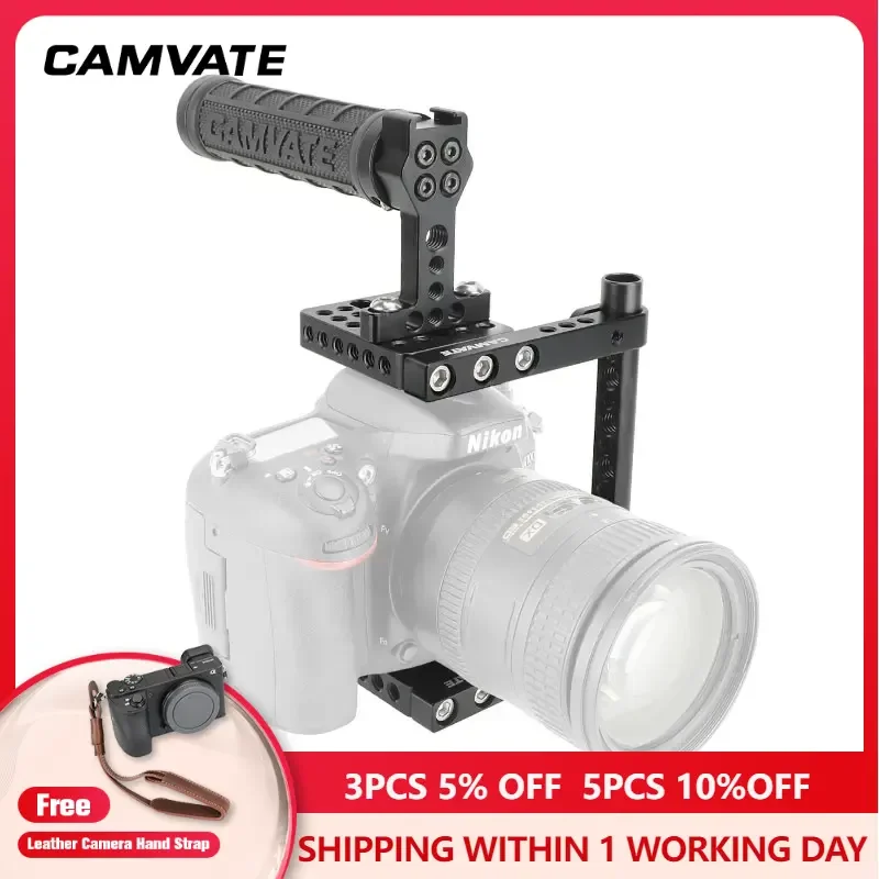CAMVATE-Camera-Cage-For-Canon-60D-70D-7D-MarkII-5D-MarkII-5D-MarkIII ...