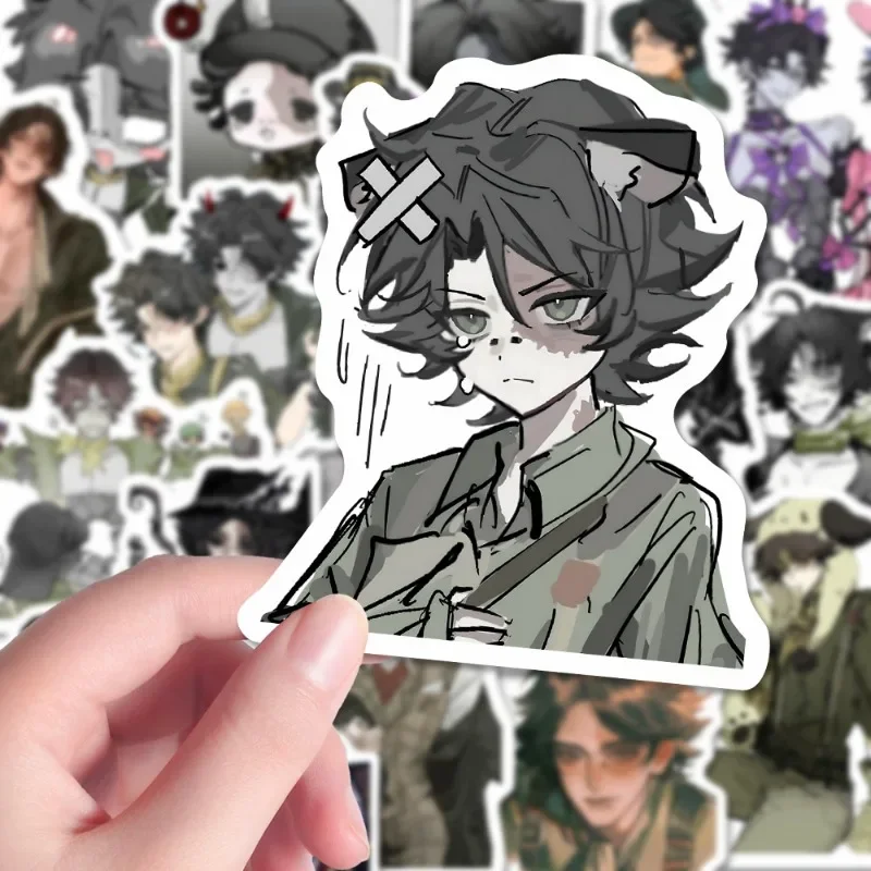 10/62Pcs Anime Game Identity V Handsome Stickers Prospector Norton ...