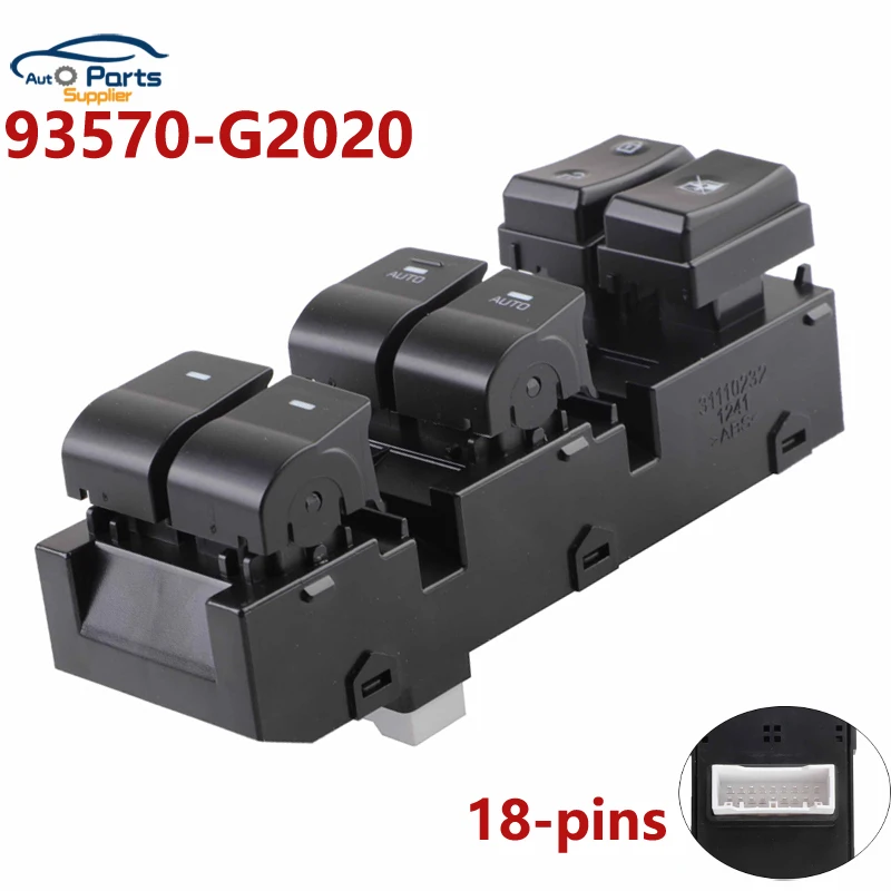 93570-G2020 93570G2020 New Power Window Switch for Hyundai Ioniq 2017 ...