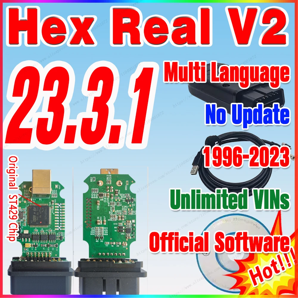 HEX V2 STM32F429 V23.3 Latest Support Many Languages Unlimited Most ...