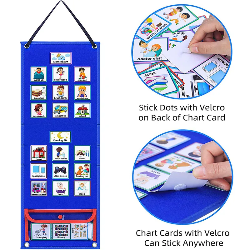 Daily Routine Picture Cards For Children