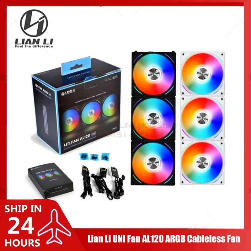 Lian-Li-UNI-Fan-AL120-ARGB-Cableless-Fan-Support-L-Connect-3-PWM-Silent ...