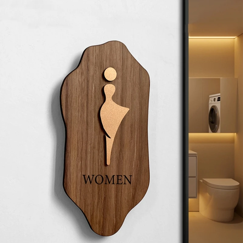 Creative Bathroom Signs Restroom Concept. Restroom Sign On A Toilet