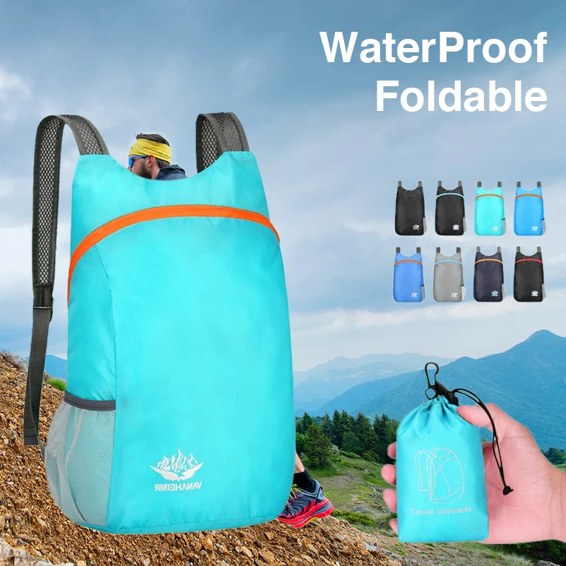 Lightweight-Waterproof-Folding-Bag-Outdoor-Sports-Travel-Backpack-Men ...