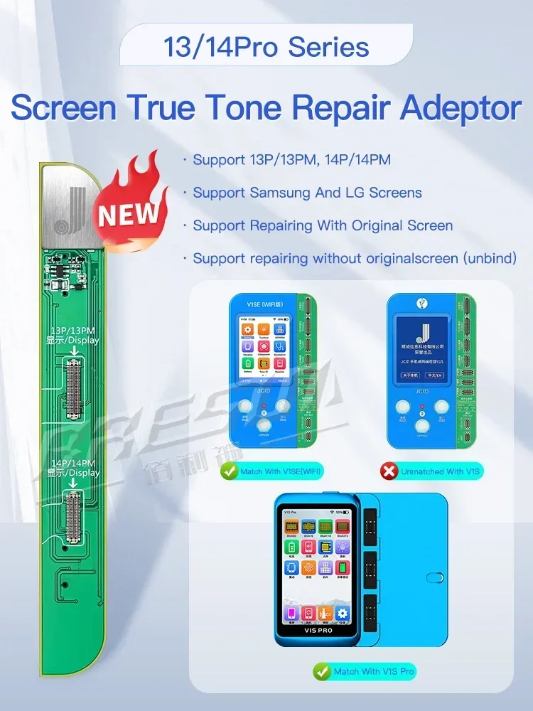 JC-JCID-V1SE-V1S-Pro-Screen-True-Tone-Board-For-iPhone-12-14PM-13P-13PM ...