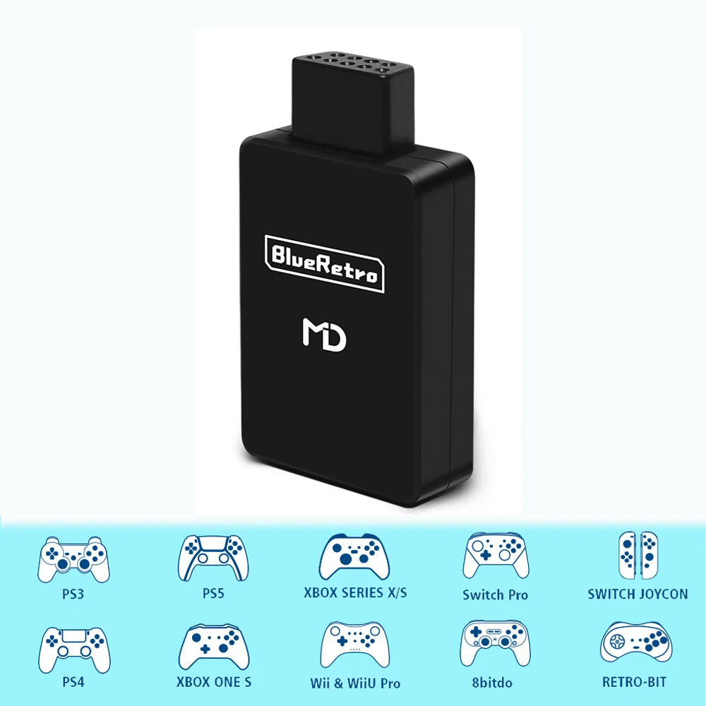 Blueretro-Wireless-Controller-Adapter-Compatible-PS4-PS5-Switch-8bitdo ...