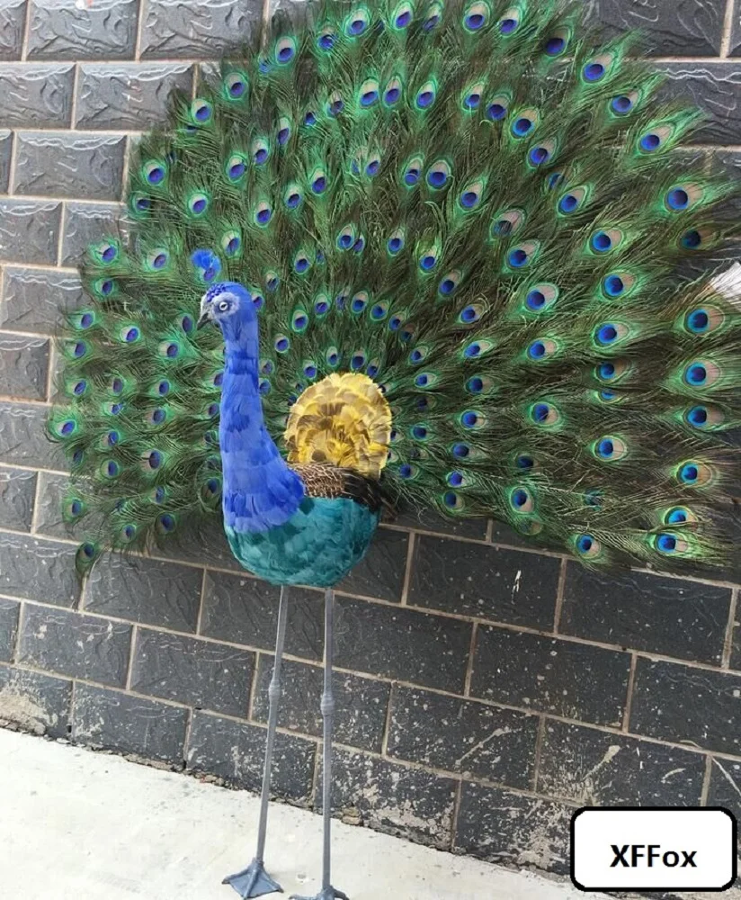 big-real-life-colourful-peacock-model-foam-feather-huge-simulation ...