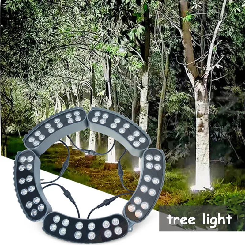 Outdoor-Tree-Hugger-Light-Garden-Decor-Lights-Ring-Spliceable-Led-Patio ...