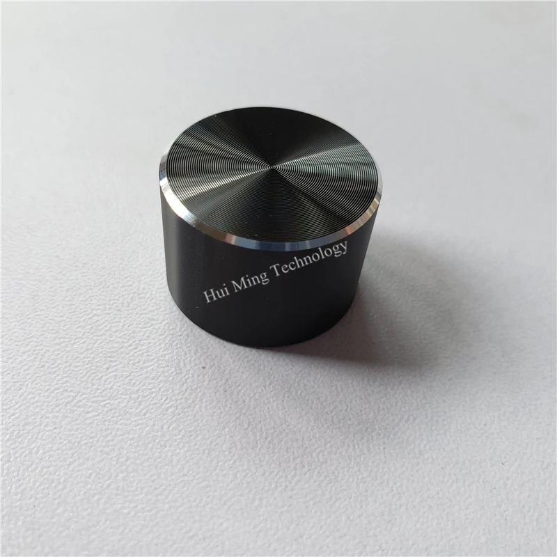 10pcs Aluminum Plastic Cap Knob Potentiometer Knob 22*15*6mm Black D ...