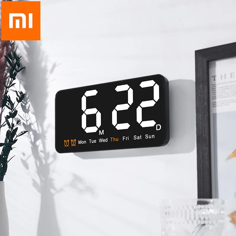 Xiaomi-Electronic-Wall-Clock-Temperature-Date-Table-Clock-Wall-mounted ...