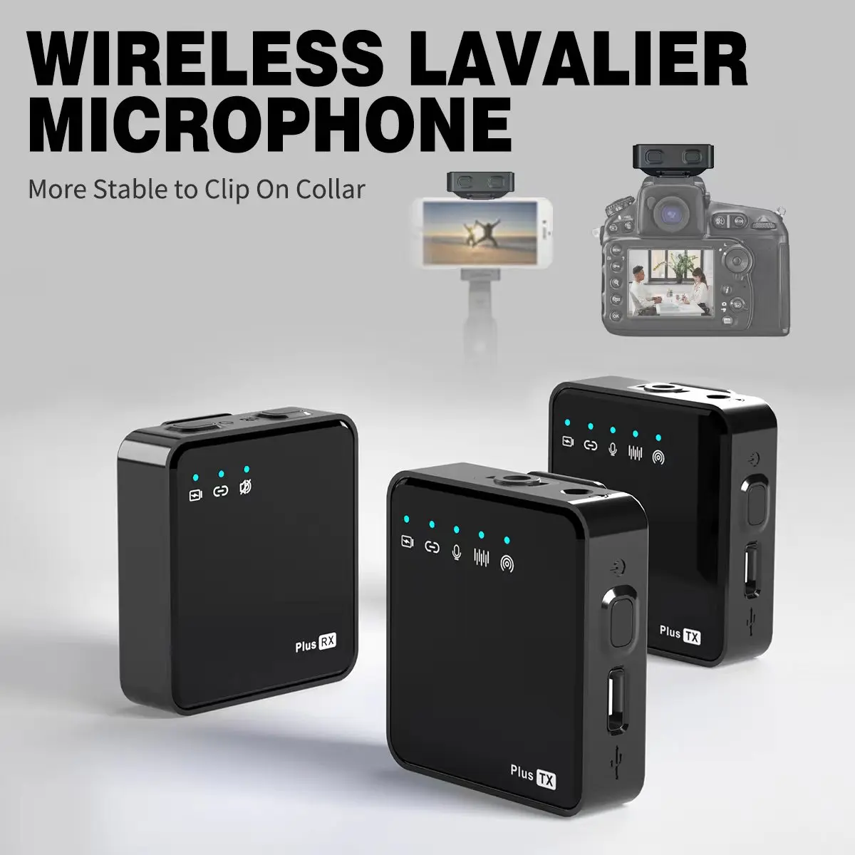 Wireless-Microphone-Lavalier-Mini-Bluetooth-For-Youtube-Recording ...