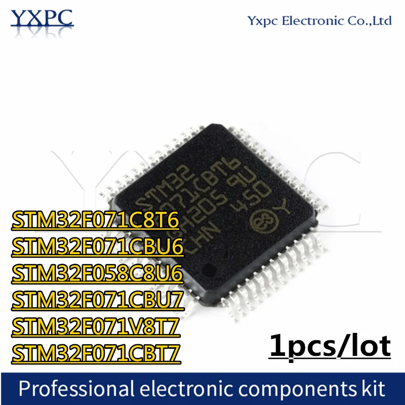 1pcs STM32F071C8T6 STM32F071CBU6 STM32F058C8U6 STM32F071CBU7 STM32F071V8T7 STM32F071CBT7 MCU ...