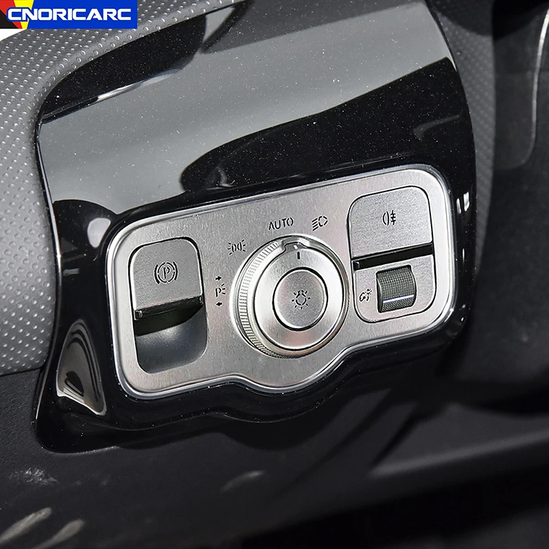 Car-Styling-Headlight-Switch-Sequins-Decoration-For-Mercedes-Benz-GLA ...