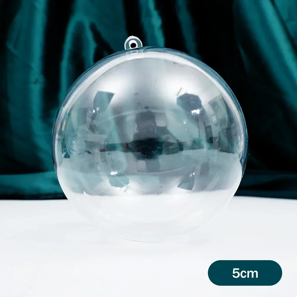 Bolas huecas de plástico transparente rellenables yangshaomei 1/12 ...