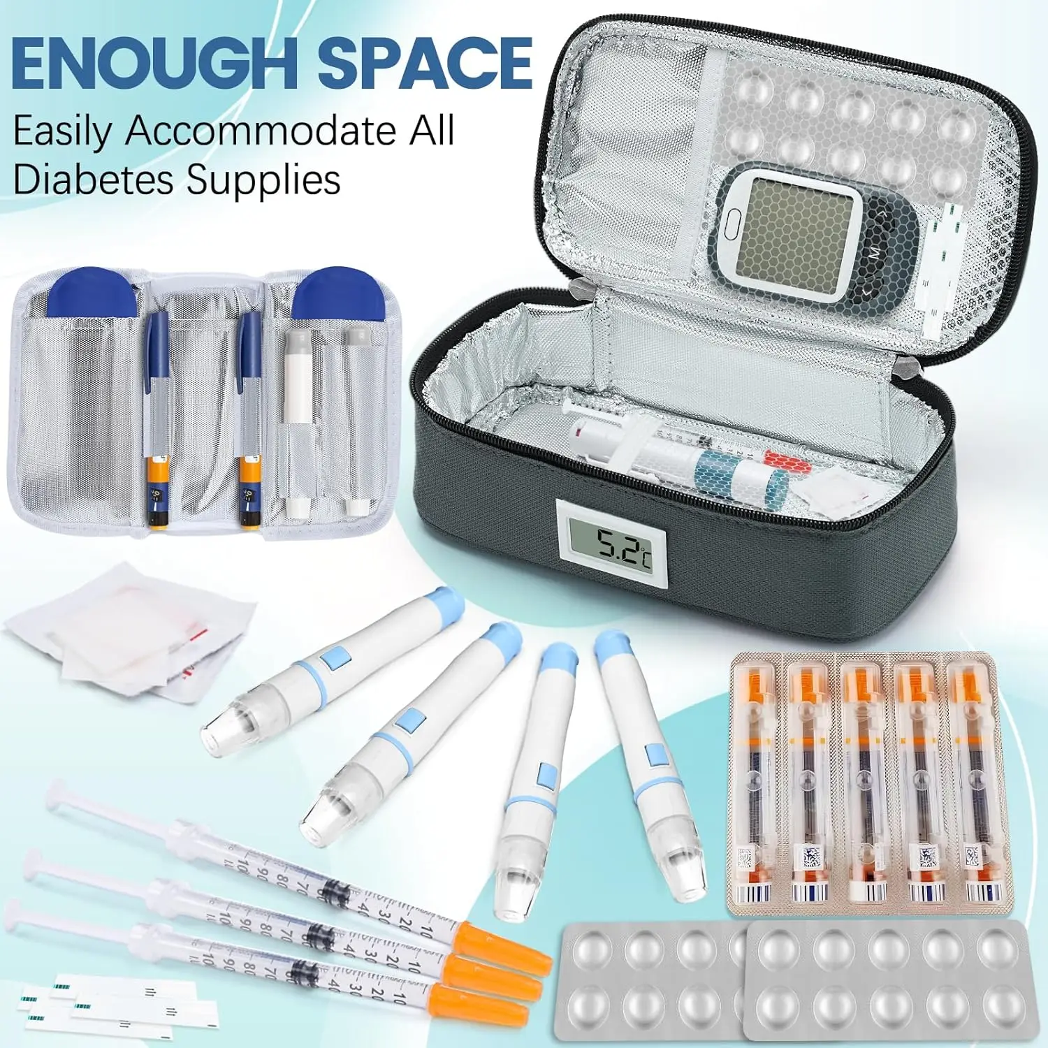 Convenient Insulin Refrigeration Box Medication Receiving Small ...