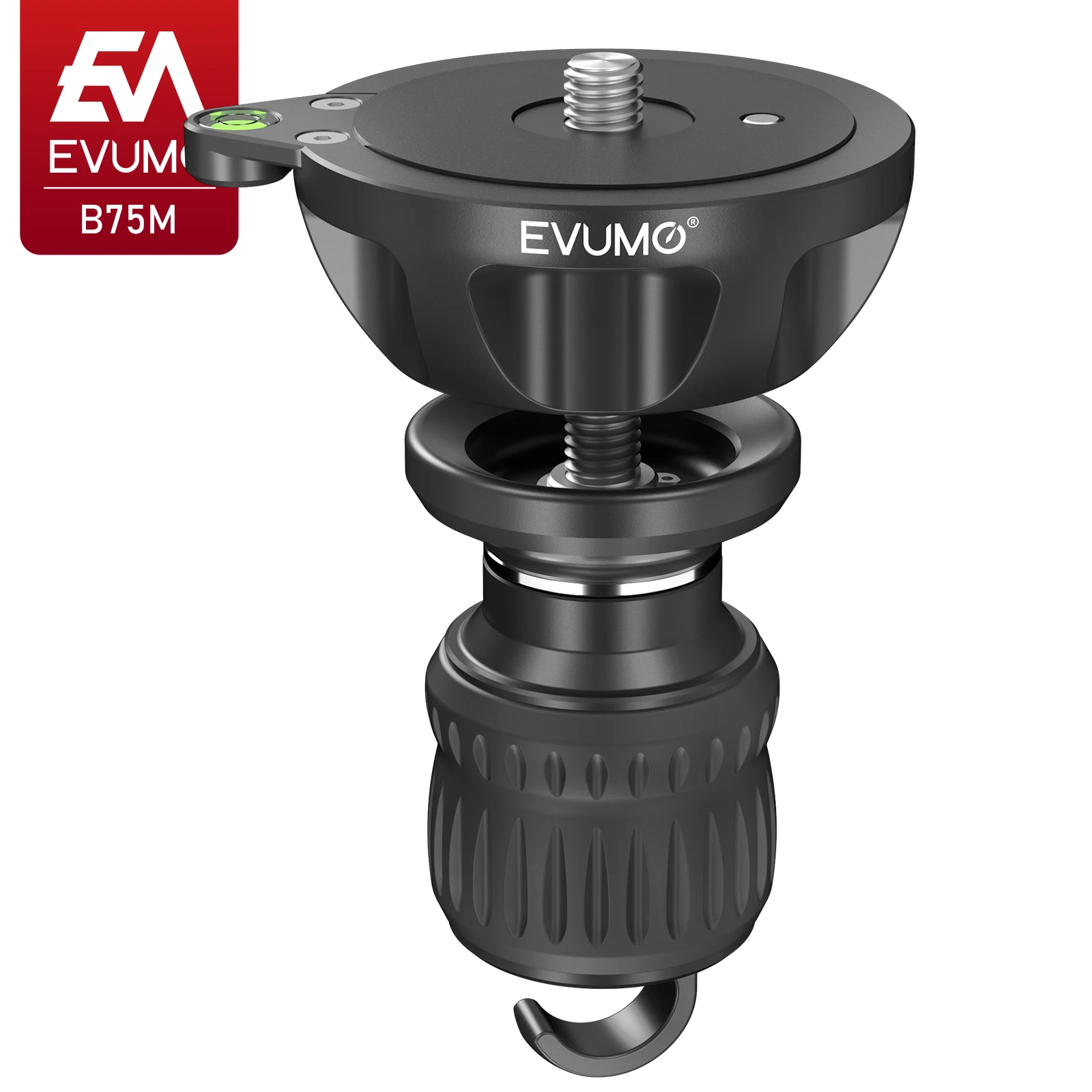 75mm-Half-Ball-Bowl-Adapter-for-Tripod-3-8-Screw-Mount-Retractable-Bowl ...