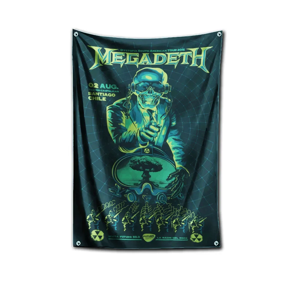 90x150cm-Megadeths-Rock-Band-Tapestry-Banner-Flag-Club-Bar-Room-Bedside ...