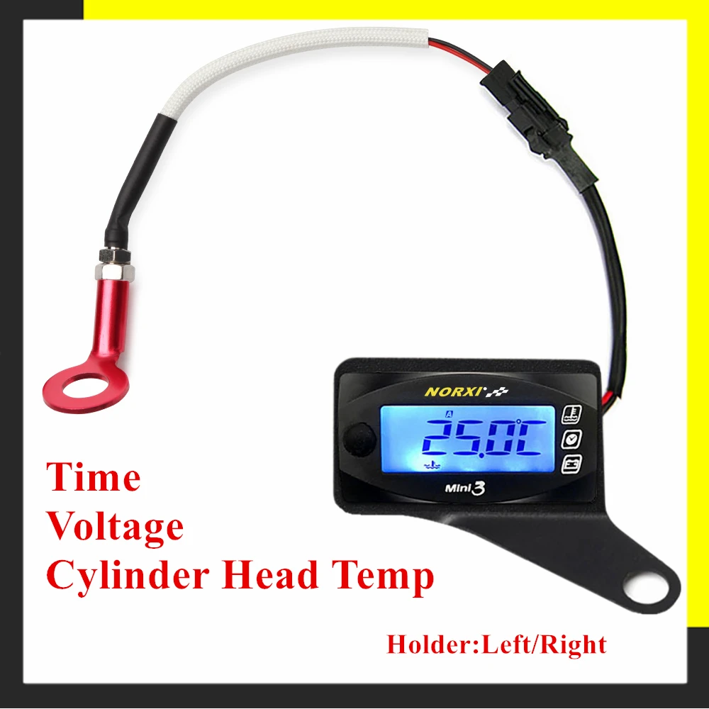 koso Motorcycle meter head temp VoltageTime norxi For YAMXHA NMAX XMAX ...