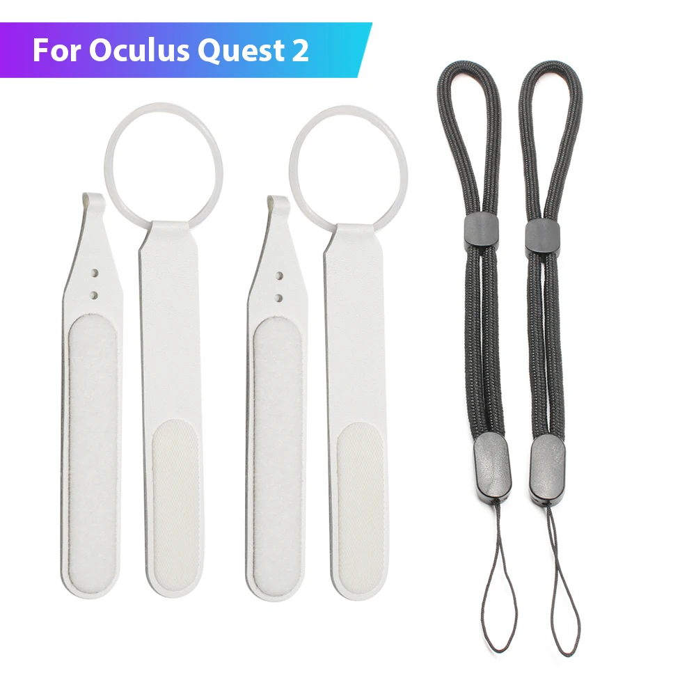 4/6pcs Fixed Strap Touch Controller Grip Adjustable Knuckle Wrist Sling ...