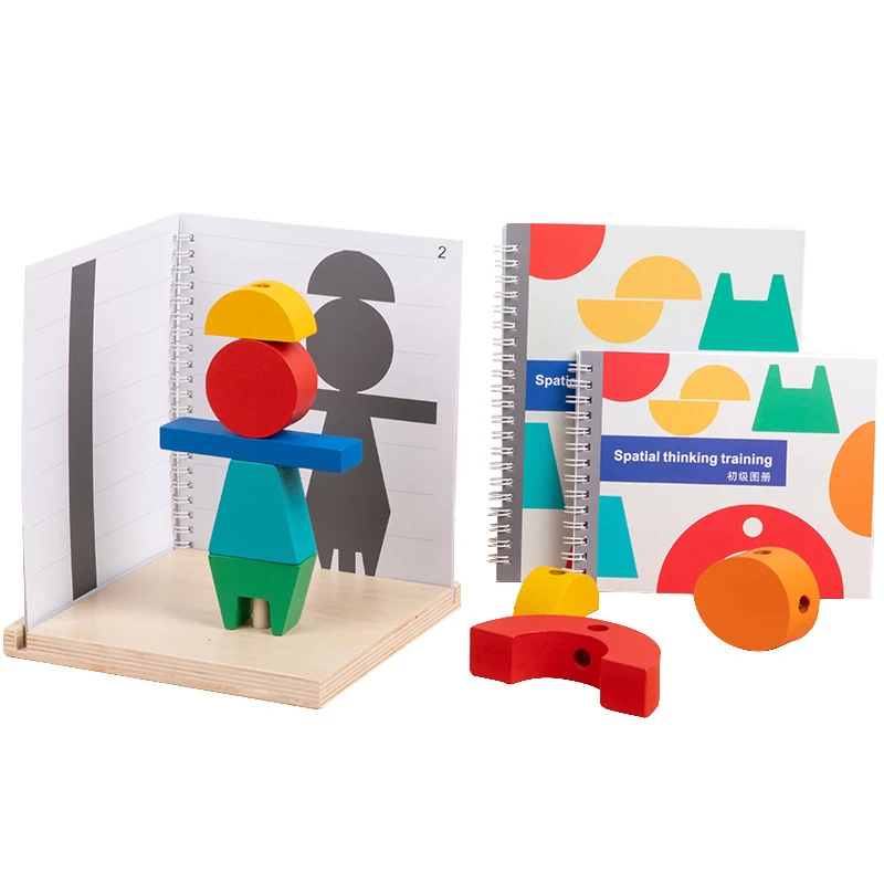 Children-Wooden-Montessori-Toys-3D-Blocks-Spatial-Visualization ...