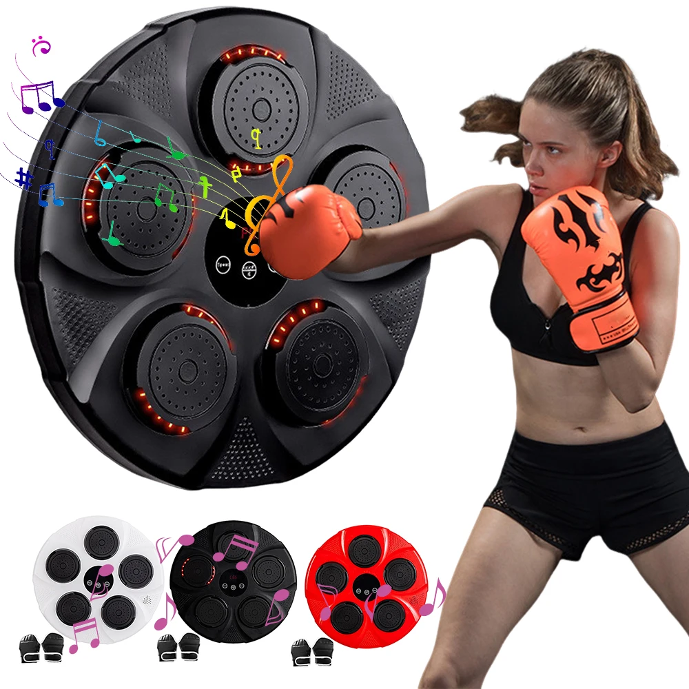 Smart-Music-Boxing-Machine-Wall-Target-LED-Lighted-Sandbag-Relaxing ...