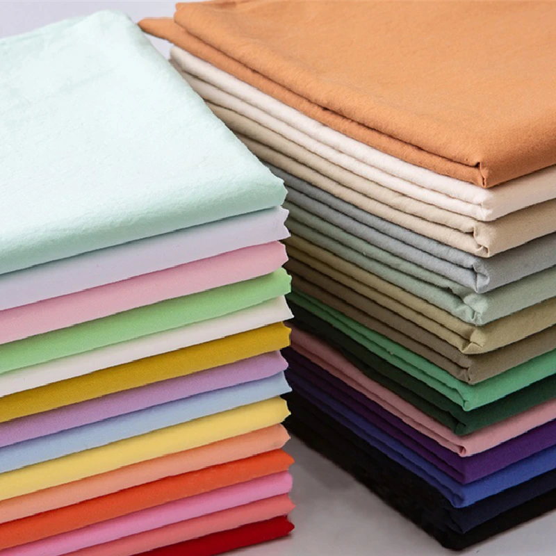 Plain Fabrics Meter Cotton | Plain Poplin Fabric Meters | Plain White ...