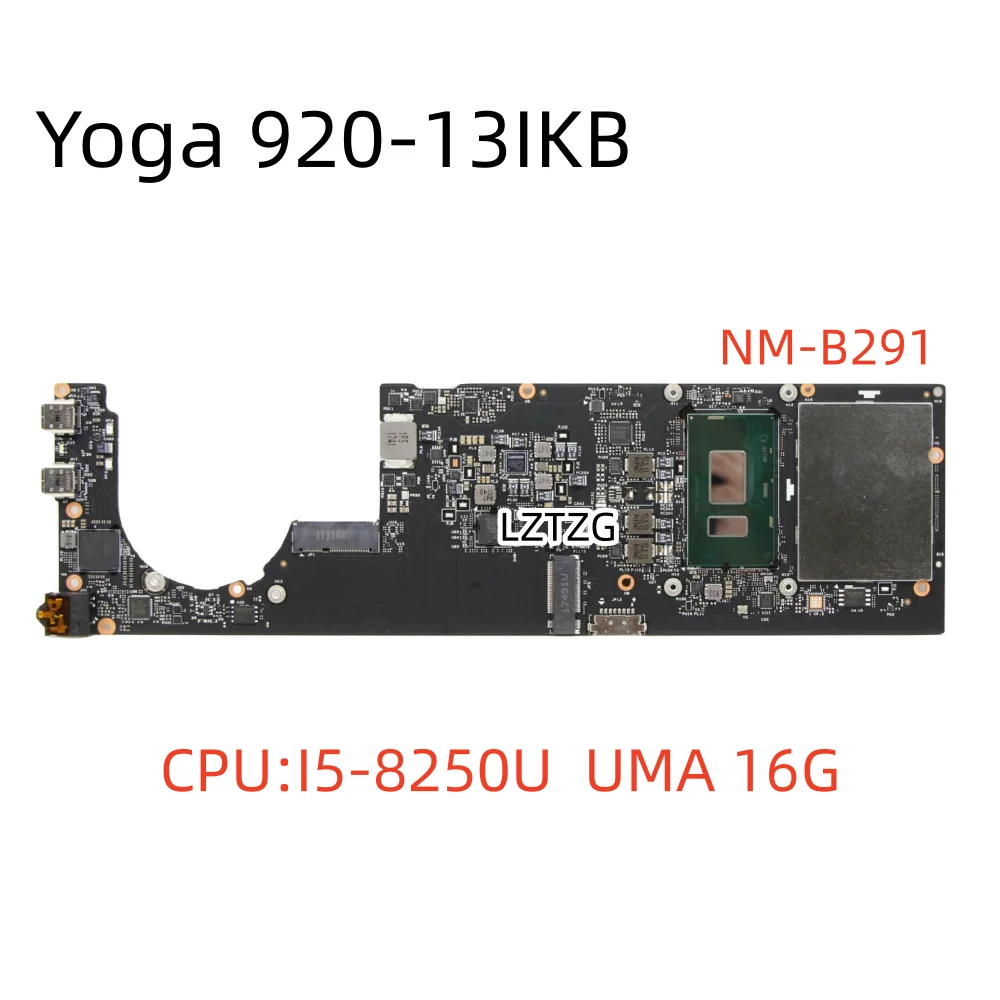 NM-B291 For Lenovo Yoga 920-13IKB Laptop Motherboard CPU I5-8250U TYPE ...