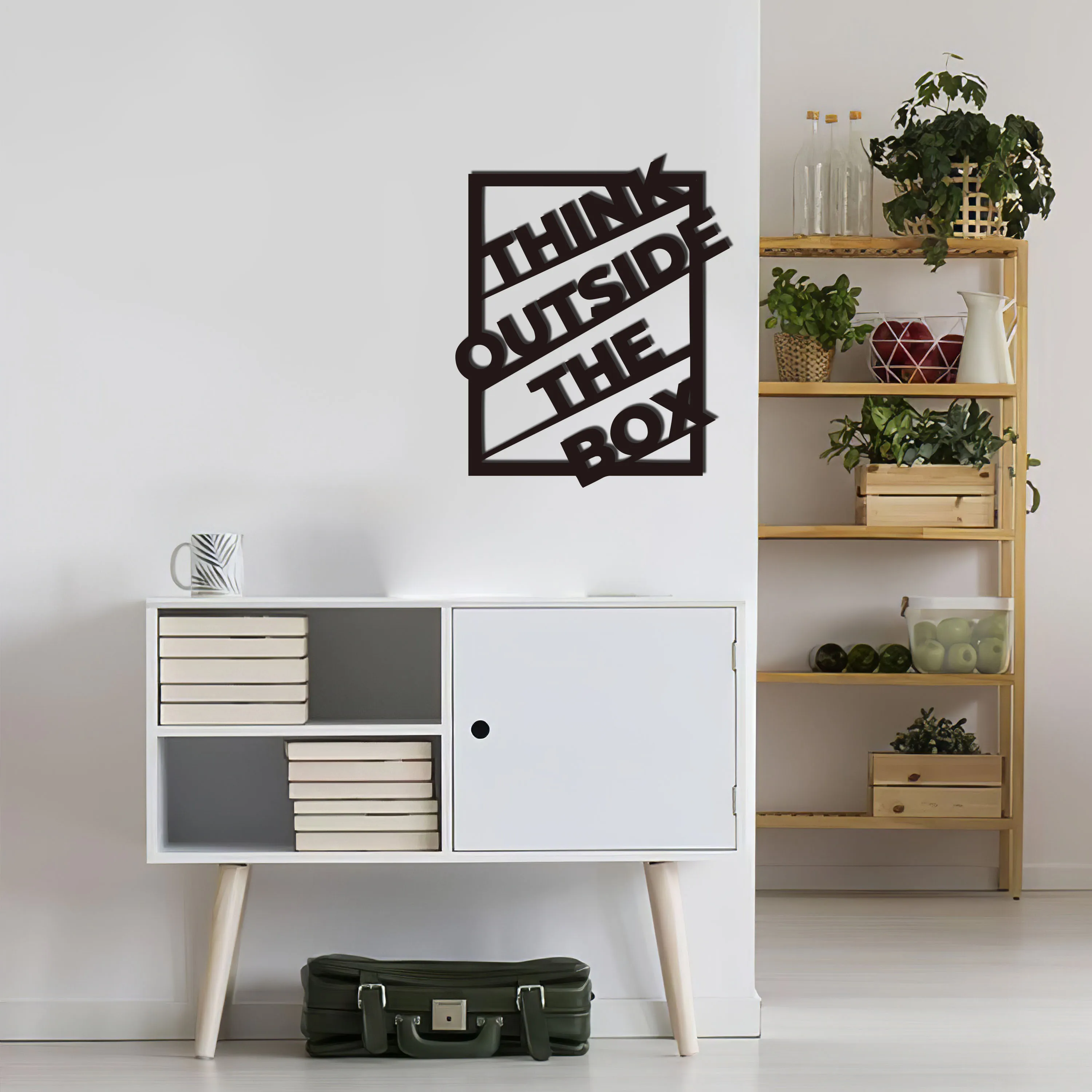 1pc-Think-Outside-The-Box-Sign-Metal-Sign-Metal-Wall-Decoration-Metal ...