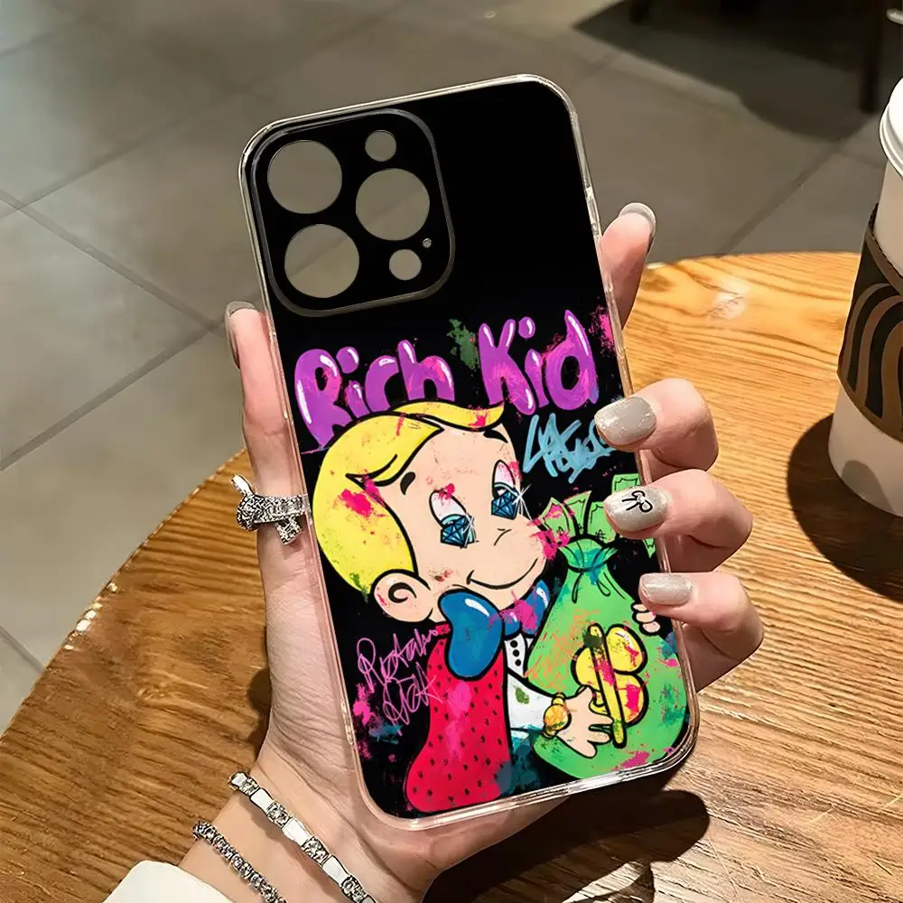 Cartoon Richie Rich Phone Case For Iphone 15 Pro Max 14 Plus 11 12 Mini ...