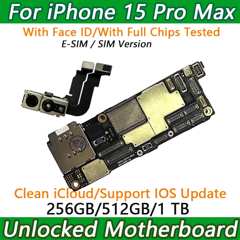 Unlocked-100-Tested-For-iPhone-15-Pro-MAX-logic-board-Support-IOS ...